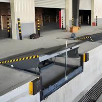 China 8Ton-12Ton Hydraulic Loading Dock Leveler 380V For Retail Distribution Centers for sale