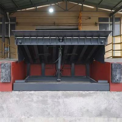 China Hydraulic Steel Dock Leveler , Electric Powered Dock Leveler For Third Party Logistics Warehouses for sale