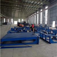 China 8mm Thick Embossed Dock Plate Leveler Anti Slip  Robust Hydraulic Dock Leveler for sale