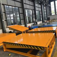 China Anti Skid Metal Dock Plate , Hydraulic Warehouse Dock Leveler 380V for sale
