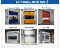 China Modern Insect Proof High Speed Freezer Door 0.75KW-1.5KW for Freezer Cold Room Operations for sale