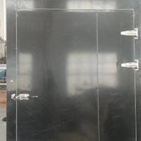 China Extreme Cold Storage Door Semi Recessed Insulated Doors For Cold Rooms for sale