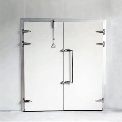China Semi Recessed Cold Storage Door For Food Processing / Production Cold Rooms for sale