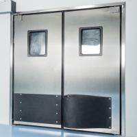 China Heavy Duty Impact Resistant Kitchen Swing Door For Commercial Kitchen for sale