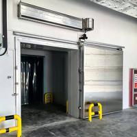 China Electric Sliding Cold Storage Door 150mm 200mm For Food Processing Facilities for sale