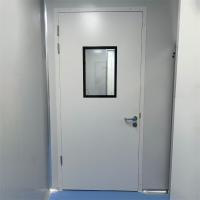 China Stainless Steel Cleanroom Sliding Door With Airtight Seal For High Traffic Areas for sale