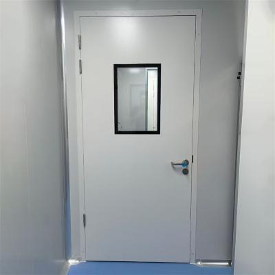 China Stainless Steel Cleanroom Sliding Door With Airtight Seal For High Traffic Areas for sale