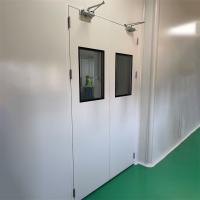 China 900*2100 Modern Cleanroom School Thermal Insulation Side Opening Swing Steel Doors for sale