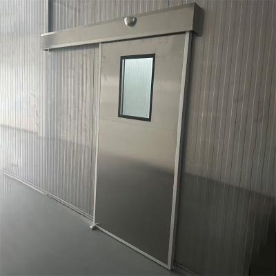 China Stainless Steel Frame Airtight Swing Door Hospital Clean Room Door For Food Processing Facilities for sale