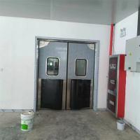 China Custom Made Stainless Steel Clean Door Airtight Cleanroom Door With Tempered Glass for sale
