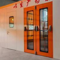 China Dust Free Eco Friendly Honeycomb Plastic Steel Cleanroom Door For Pharmaceutical Manufacturing Facilities for sale