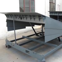 China Poweramp Dock Levelers With 8mm Panel Material Support Heavy Cargo Transfer For Truck Dock Systems for sale