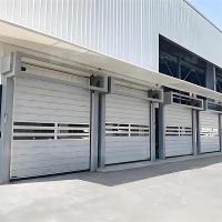 China 0.75-1.5KW Servo-Driven Industrial Spiral High Speed Door Commercial Parking Access System for sale