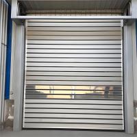 China 0.75-1.5KW Servo-Driven Industrial Spiral High Speed Door Commercial Parking Access System for sale