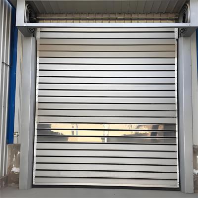 China 0.75-1.5KW Servo-Driven Industrial Spiral High Speed Door Commercial Parking Access System for sale