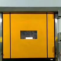 China 1.2-2.0mm Flexible PVC High Speed Zipper Door Stable Operation for Industrial Automation Warehouse Areas for sale