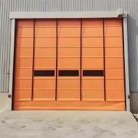 China Industrial High Speed Folding Door 0.5-3.7kw Power Heavy Duty Fast Door System For High-demand Environments for sale