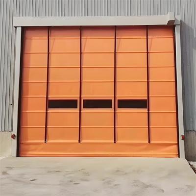 China Industrial High Speed Folding Door 0.5-3.7kw Power Heavy Duty Fast Door System For High-demand Environments for sale