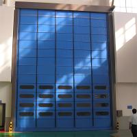 China 1.2m/s Opening Speed High Speed Folding Door Class 8 Wind Resistance Customizable Size up to 12x12m Operations for sale