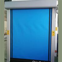 China PVC High Speed Zipper Door Industrial Automatic Door With Airbag Protection System For Industrial Efficiency Clean Environments for sale