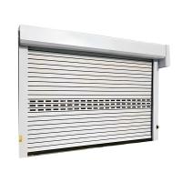 China Wind resistance Level 10 Aluminum Alloy Industrial High Speed Door For Industrial Park Outdoor Walkway for sale