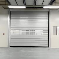 China Max Size 6x8m Energy Saving Aluminum alloy Rigid High Speed Door For Cold Chain Logistics Center for sale