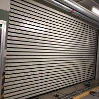 China Large Size Customized Max Size 6x8m Aluminum Rigid High Speed Door For Aircraft Hangar for sale
