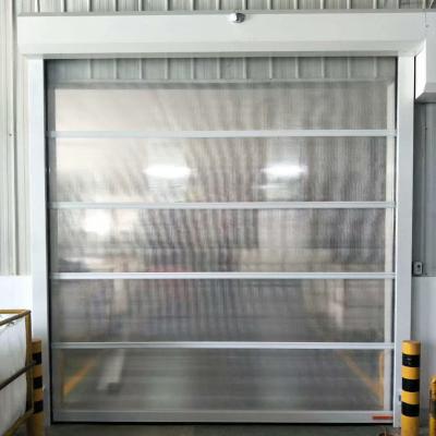 China Transparent PVC Industrial High Speed Door For Car Wash Applications for sale
