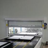 China Industrial Fast Door Flexible PVC Curtain With Automatic Sensor Control For Equipment Passage for sale