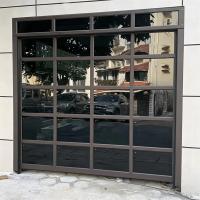 China Tempered Glass / Laminated Glass Residential Garage Door For Private Houses Villas for sale
