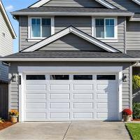China Premium Residential Villa Garage Doors With Insulation Smart Control Custom Designs For Modern Homes for sale