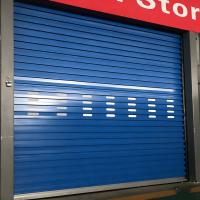China Wind Resistant High Speed Roll Up Door Heavy Duty Industrial Motor Factories for sale