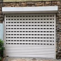China 1.2mm Galvanized Steel Wind Resistant High Speed Rolling Shutter Door For Logistics Centers Freight Terminals for sale