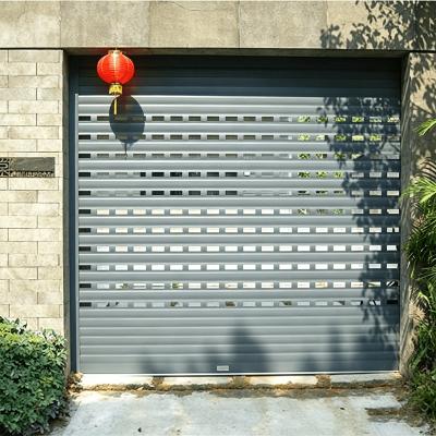 China Durable Wind Resistant High Speed Roll Up Door With Heavy Duty Industrial Motor For Factories for sale