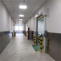 China 2.5m/s Quick-Acting PVC Industrial High Speed Roll Up Door For Forklift Traffic Passages for sale