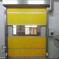 China PVC Industrial Fast Door With Vehicle Sensor Control For Recycling Facilities for sale