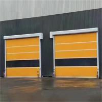 China PVC Industrial Fast Door With Vehicle Sensor Control For Recycling Facilities for sale