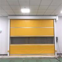 China Excellent Sealing Performance Hygienic PVC Industrial Fast Door For Food Processing Facilities for sale