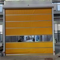 China Excellent Sealing Performance Hygienic PVC Industrial Fast Door For Food Processing Facilities for sale