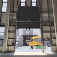China 2mm Galvanized Steel Industrial Sectional Overhead Door For Manufacturing Plant Loading Bays for sale