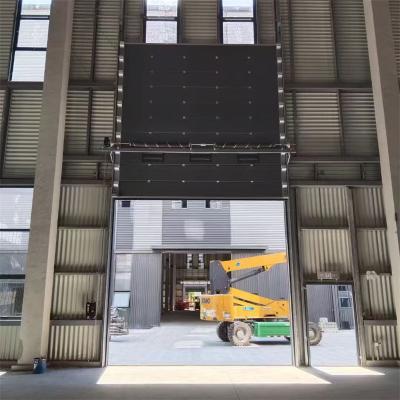 China 2mm Galvanized Steel Industrial Sectional Overhead Door For Manufacturing Plant Loading Bays for sale