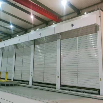 China Vehicle Assembly Spiral High Speed Door Auto Parts Manufacturing Access System for sale