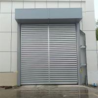 China Aluminum Spiral High Speed Door Turbo Track System Industrial Access Applications for sale