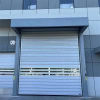 China Aluminum Spiral High Speed Door Turbo Track System Industrial Access Applications for sale