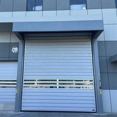 China Aluminum Spiral High Speed Door Turbo Track System Industrial Access Applications for sale