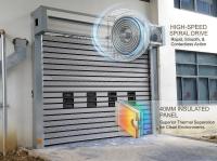 China Servo-Driven Aluminum Spiral High Speed Door 40mm Insulated Panels Stable Cleanroom Access System for sale