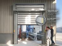 China 2.0m/s Beaufort-10 Wind-Resistant Aluminum Spiral High Speed Door Outdoor Dock Access System for sale