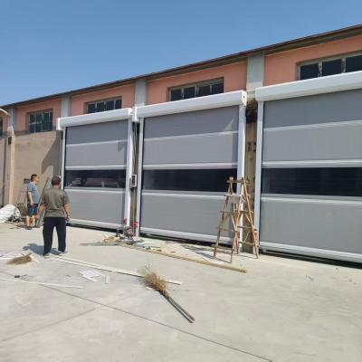 China Fast Convenient Easy Installation PVC Industrial High Speed Door For Warehouse Garage Access for sale