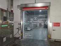 China Clear Transparent PVC Industrial High Speed Door For Production Line Operations for sale