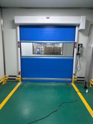 China Automatic PVC Industrial High Speed Door For Car Wash Tunnel Entry Access for sale